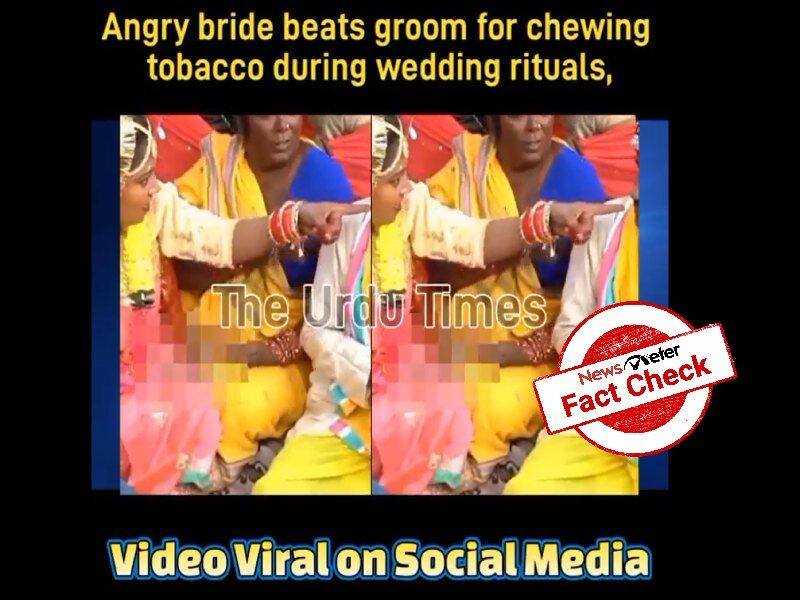 Fact Check: Viral video of bride slapping groom is from comedy skit