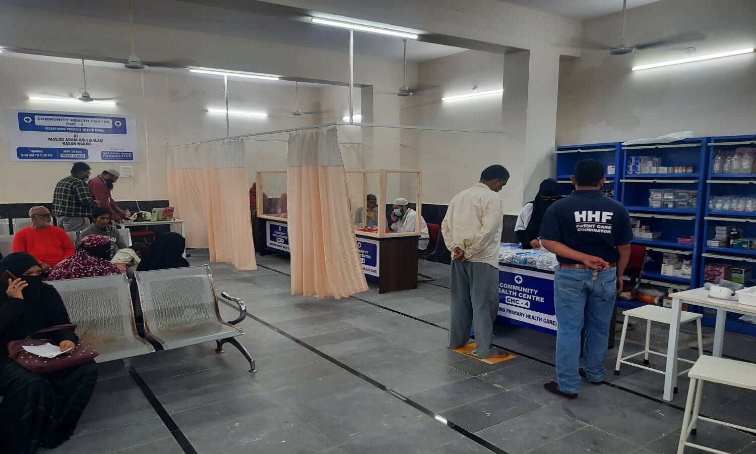 HHF sets up its 4th PHC in mosque after survey shows poor PHC