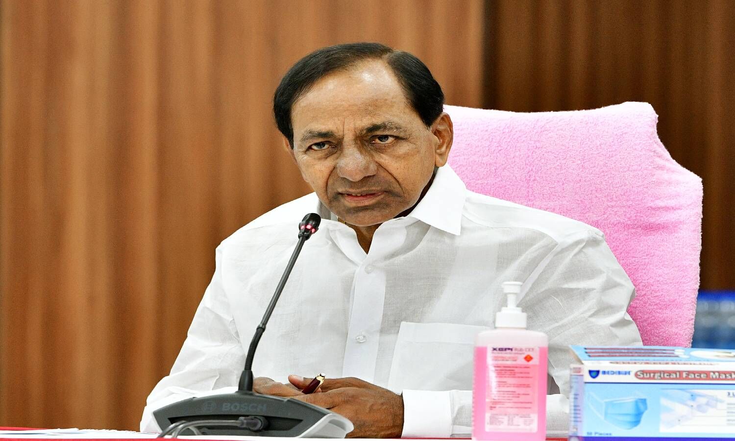 KCR re-elected unopposed as TRS president