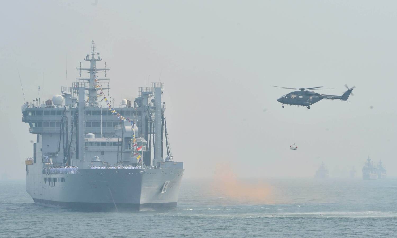 India's maritime power on full display at Presidential Fleet Review 2022