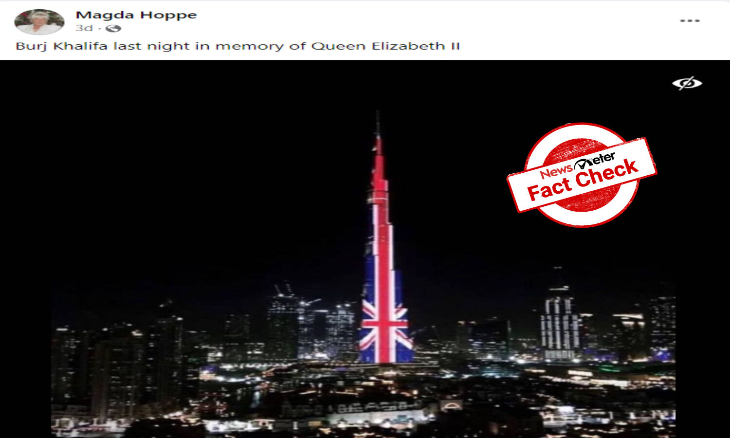 2017 video of Burj Khalifa lit up in Union Jack colours shared as ...