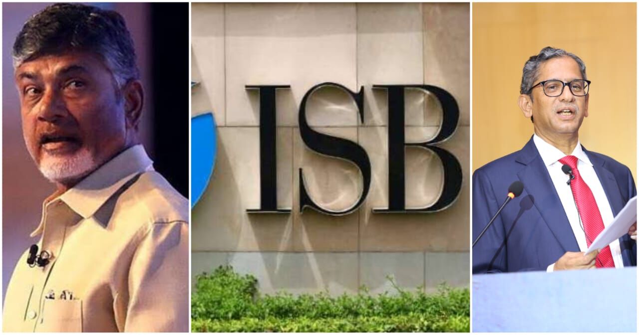 Display Chandrababu Naidu's picture on campus: Ex CJI Ramana to Hyd's ISB