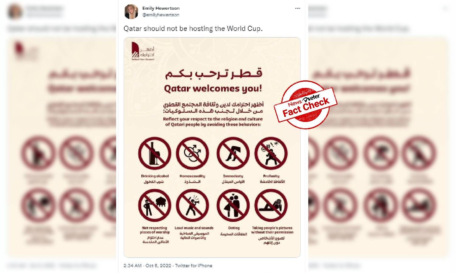 Did Qatar release guidelines for FIFA world cup 2022?