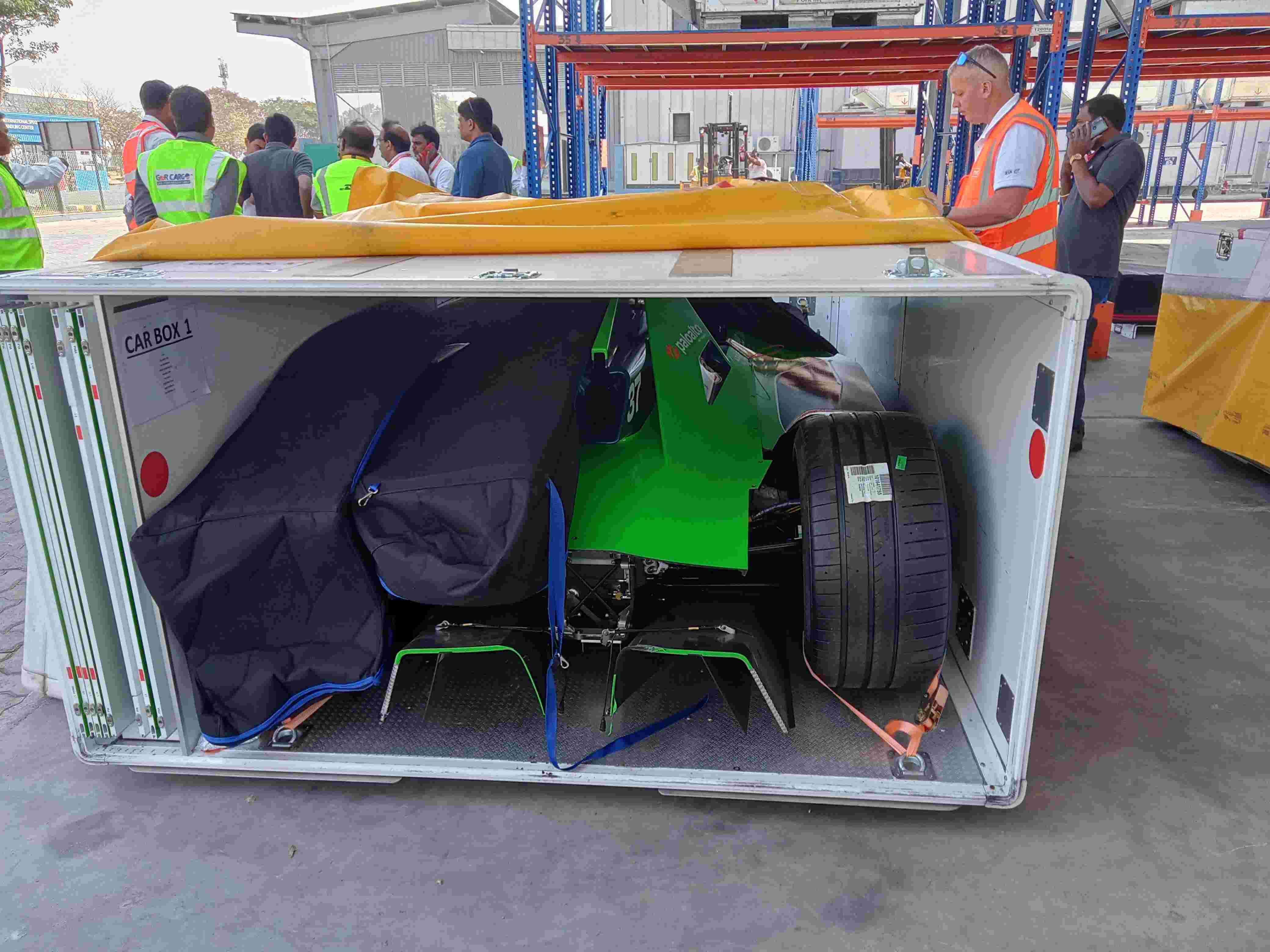 Vroom Vroom: 8 Racing cars arrive in Hyderabad for Formula E