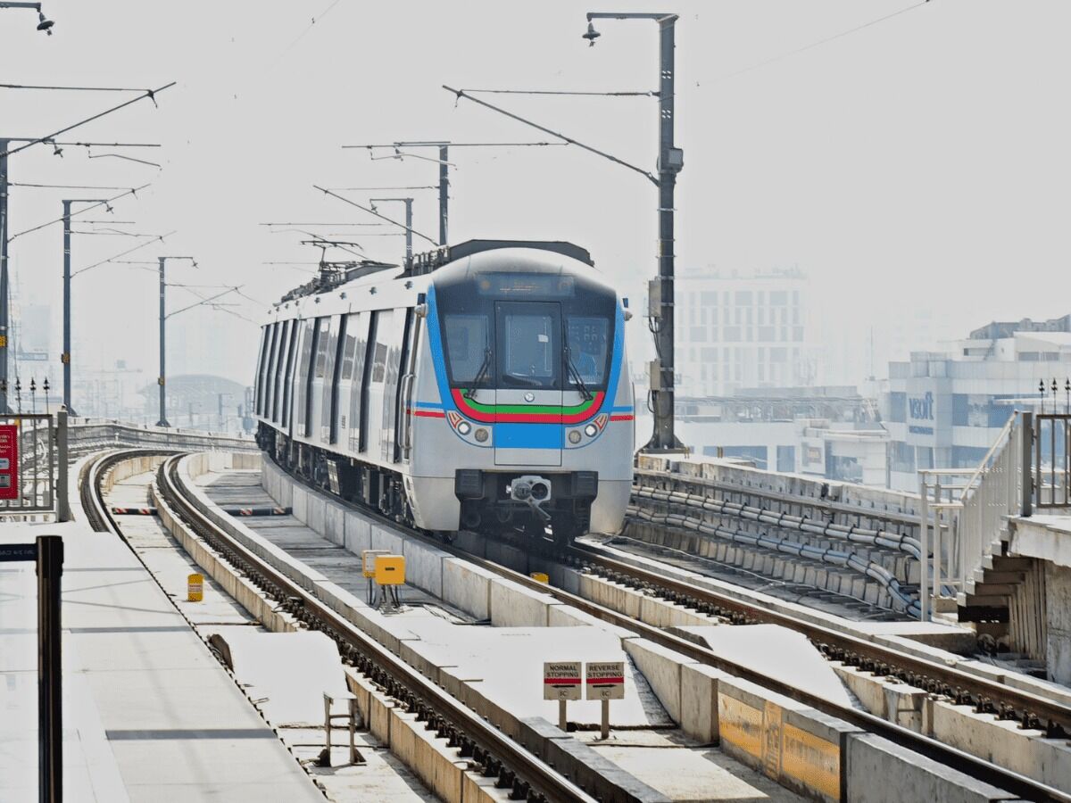 Techies can breathe easy: Hyderabad metro opens 4th arm at Raidurg station