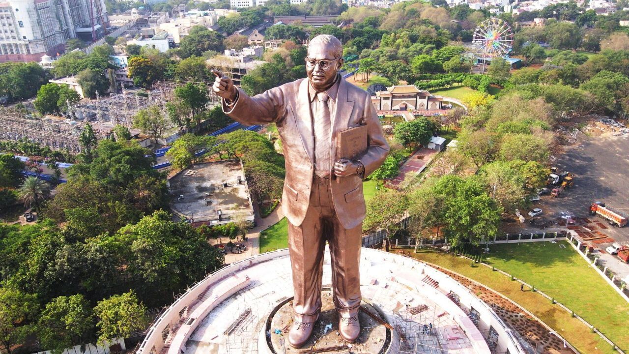 Hyderabad: Stage set for unveiling Dr. BR Ambedkar’s statue on April 14 ...