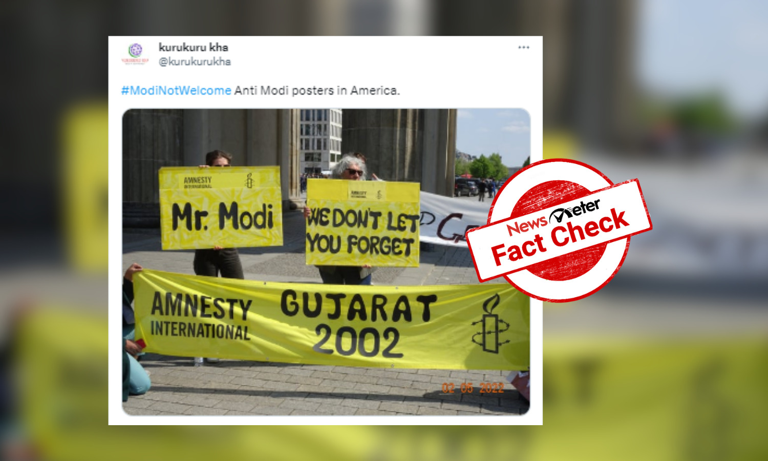 Fact Check: Old anti-Modi banners from Germany falsely linked to PM ...