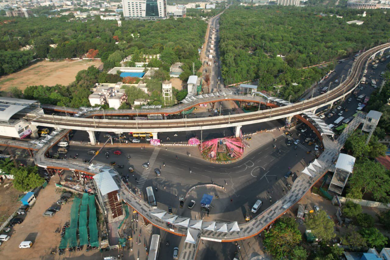 Telangana’s first skywalk set to be commissioned; will ease pedestrian ...
