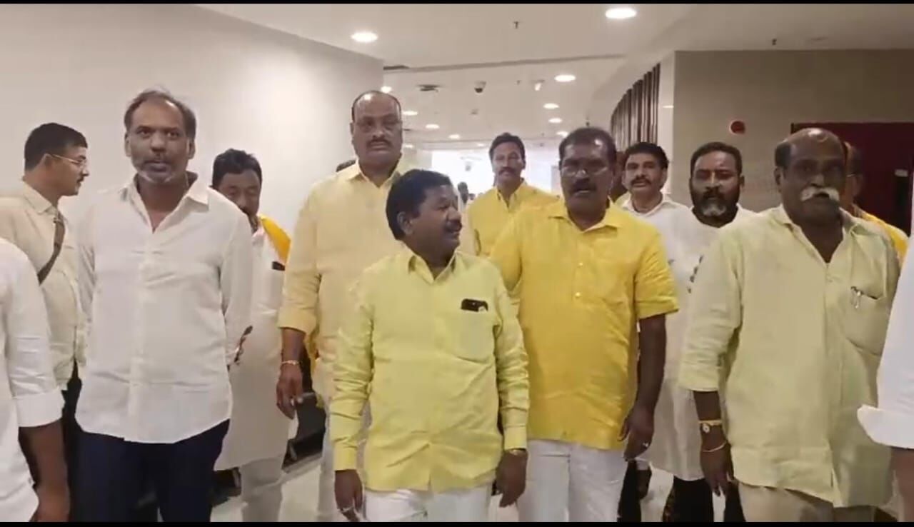 Chaos in AP Assembly over Naidu’s arrest; 14 TDP MLAs, 2 YSRCP rebel MLAs suspended