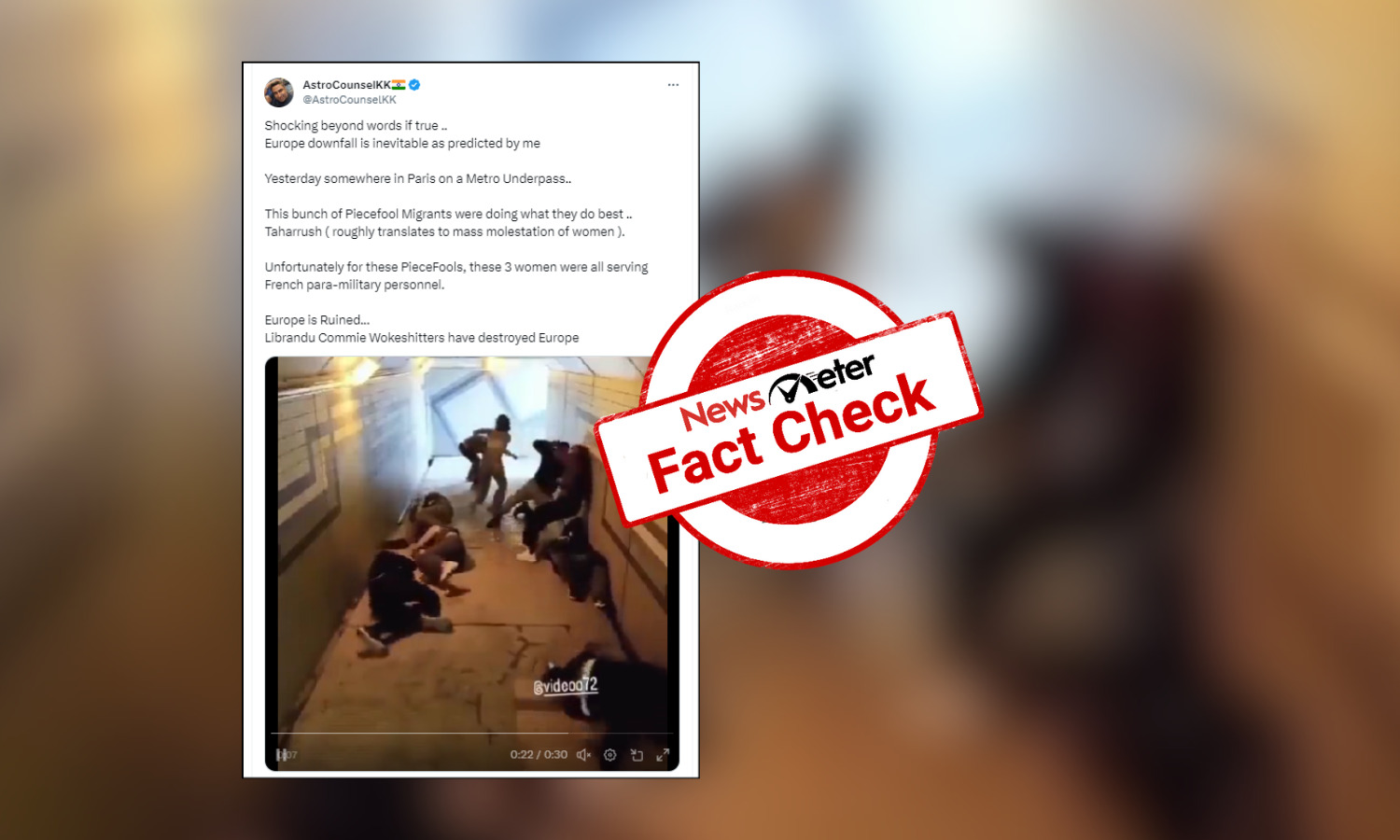 Fact Check: Staged video of 3 stuntwomen fighting group of men shared ...