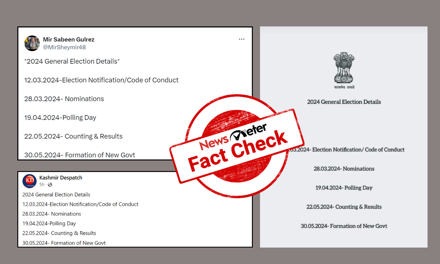 Fact Check: EC has not yet announced poll schedule for LS elections ...