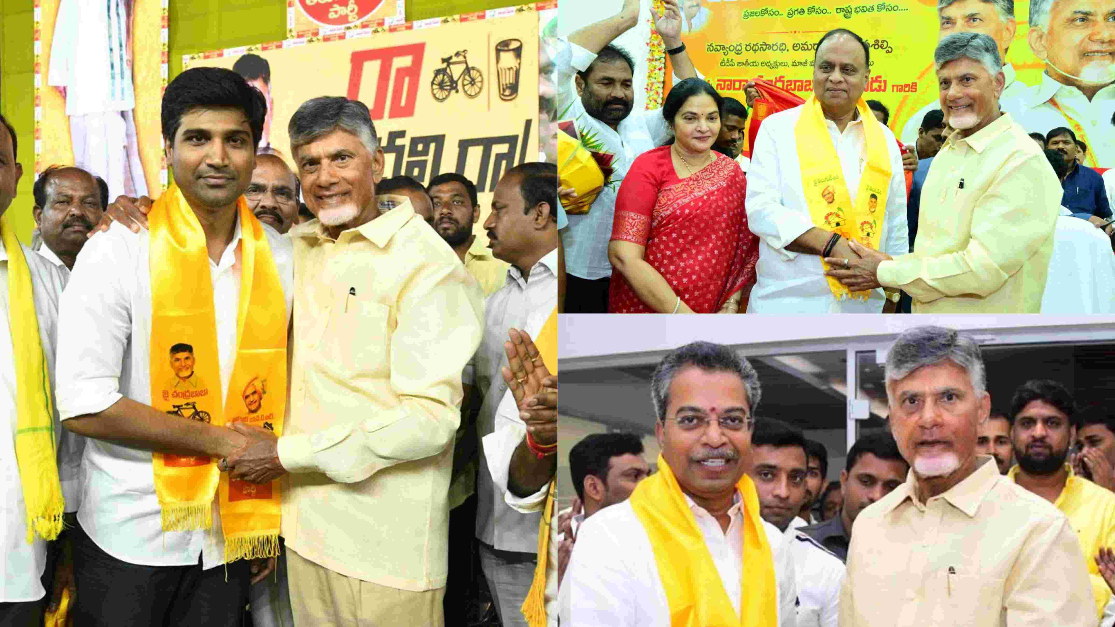 Two MPs, one MLA who quit YSRCP recently, join TDP