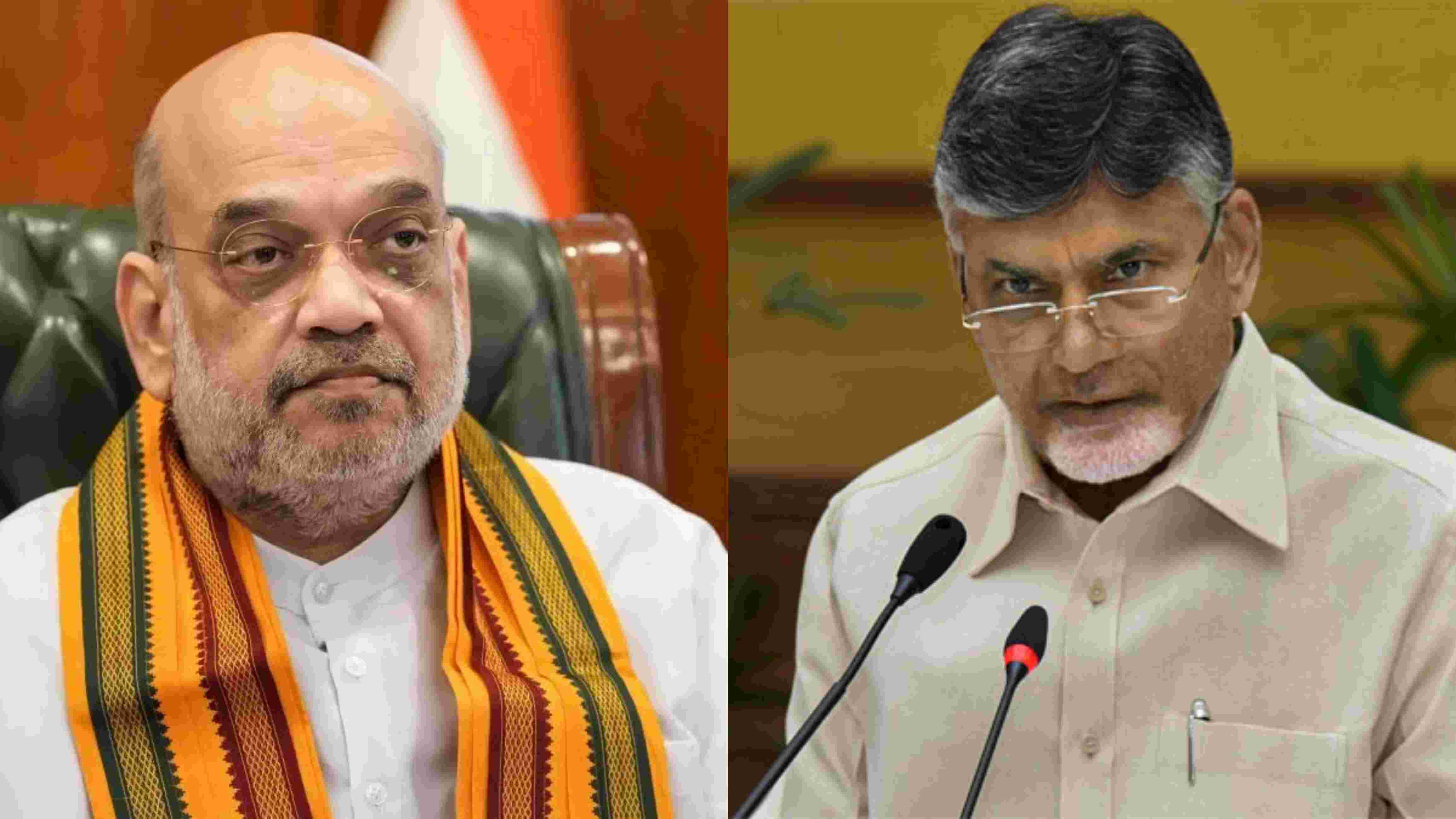TDP chief Naidu meets Amit Shah amid BJP-TDP alliance buzz