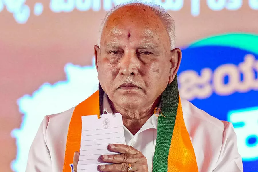 Karnataka Ex-CM Yediyurappa booked under POCSO Act