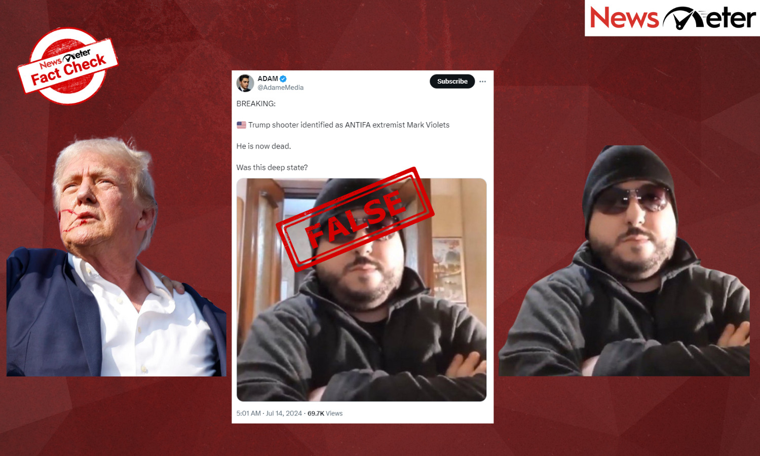 Fact Check: Trump shooter misidentified as ‘ANTIFA Extremist’ Mark Violets
