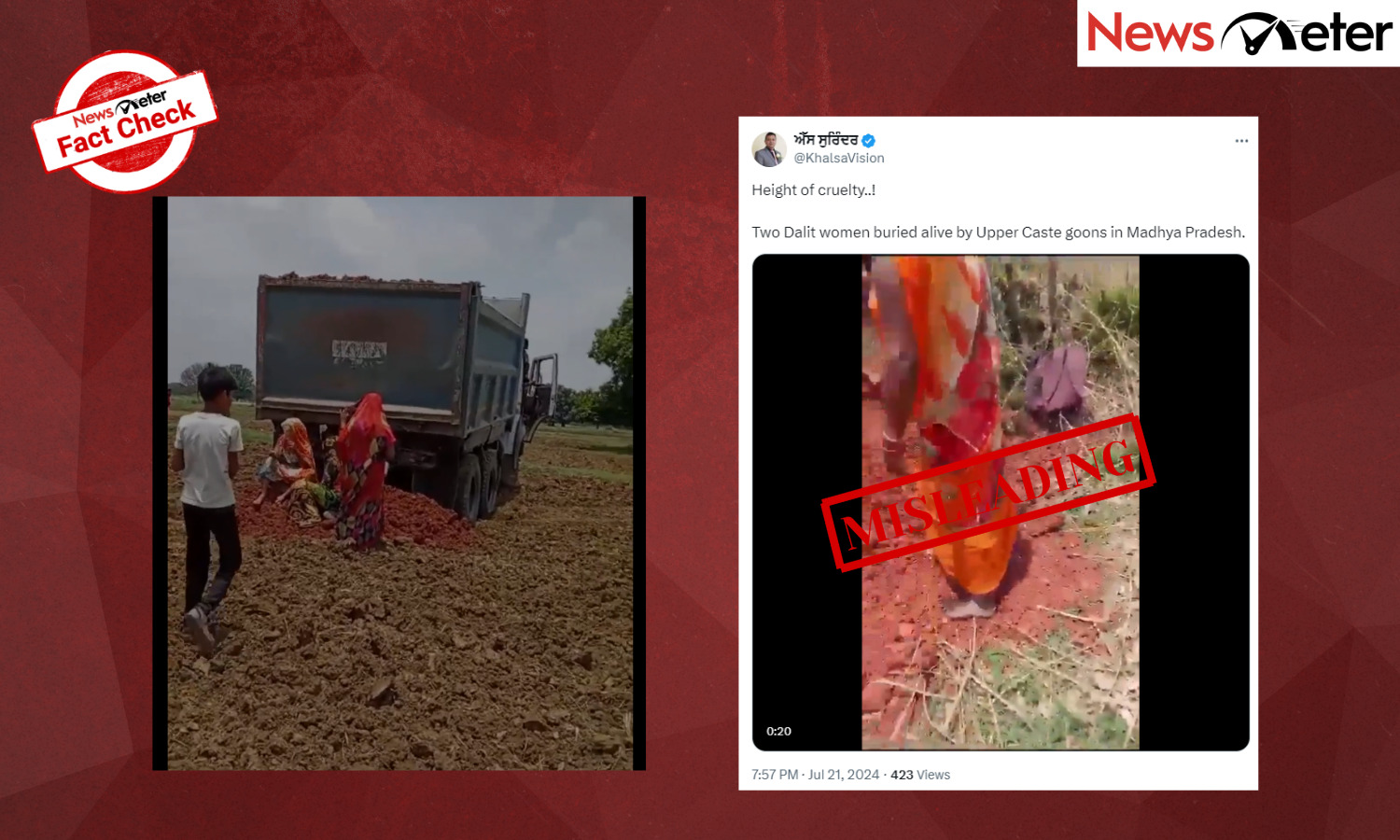 Fact Check: Video of women buried alive in Madhya Pradesh is not caste ...