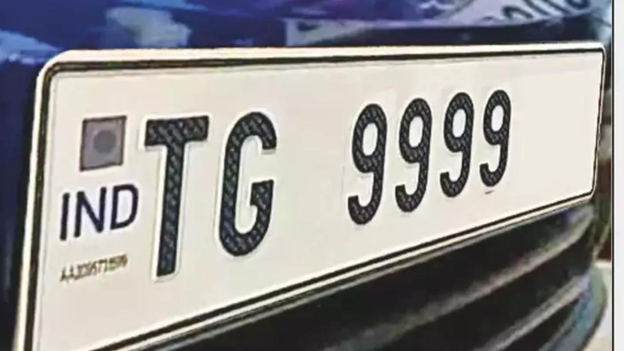 Hyderabad: ‘9999’ fancy car number sold for Rs 19 lakhs; ‘0001’ sold ...