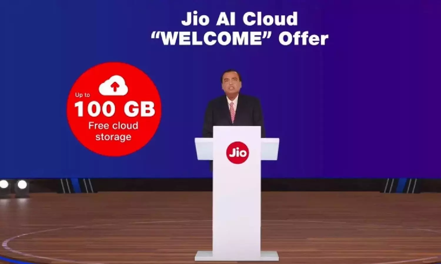 Ambani announces Jio AI Cloud Welcome offer; up to 100 GB free cloud ...