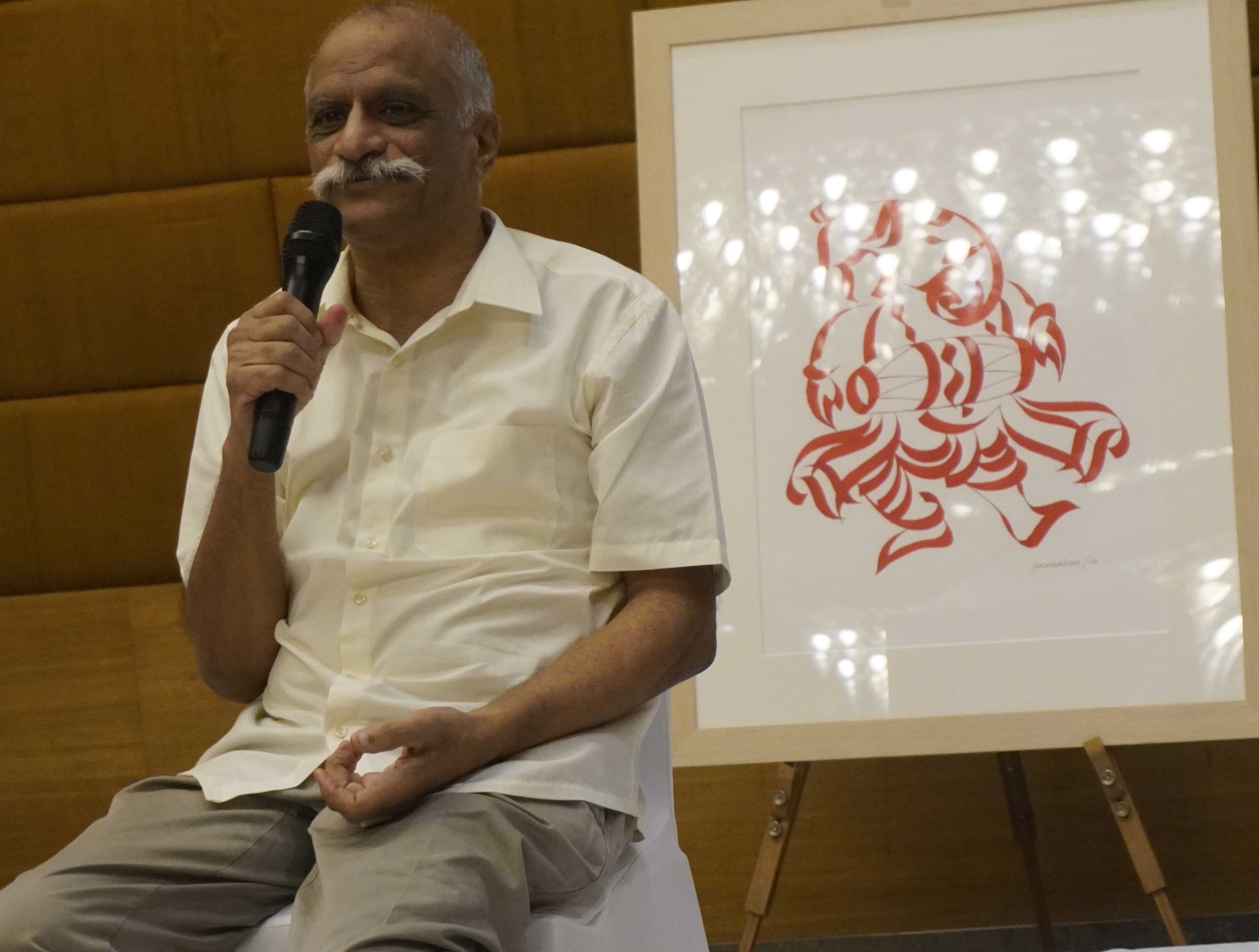 Wonderful Calligraphy: Telangana's Poosapati Parameshwar Raju blends ...