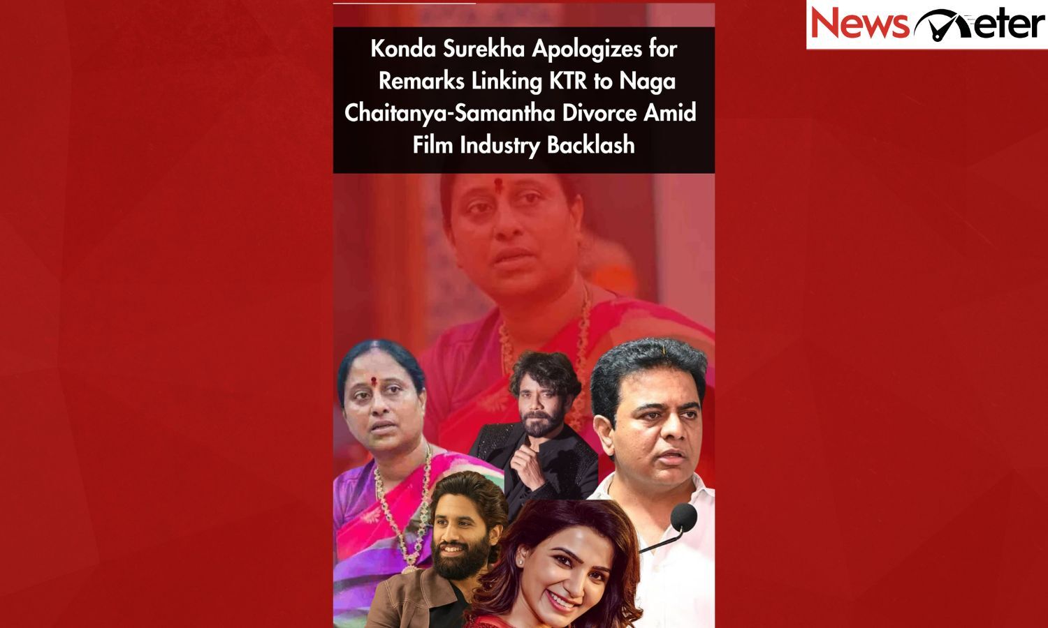 Konda Surekha Apologizes for Remarks Linking KTR to Naga Chaitanya-Samantha Divorce