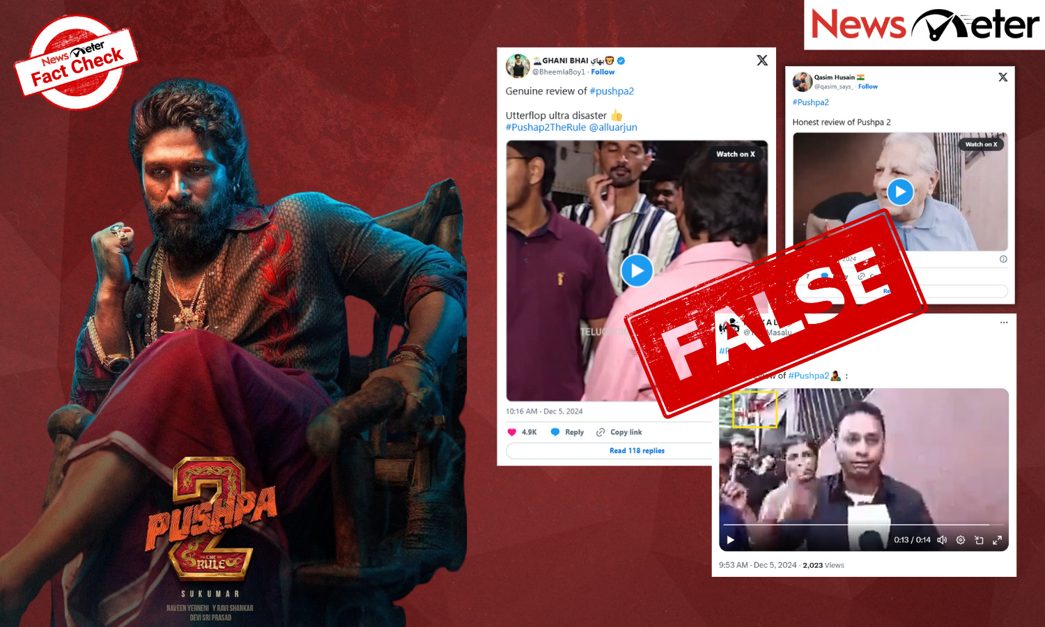 Fact Check: Pushpa 2 receiving ‘utter flop’ verdict from public? No ...