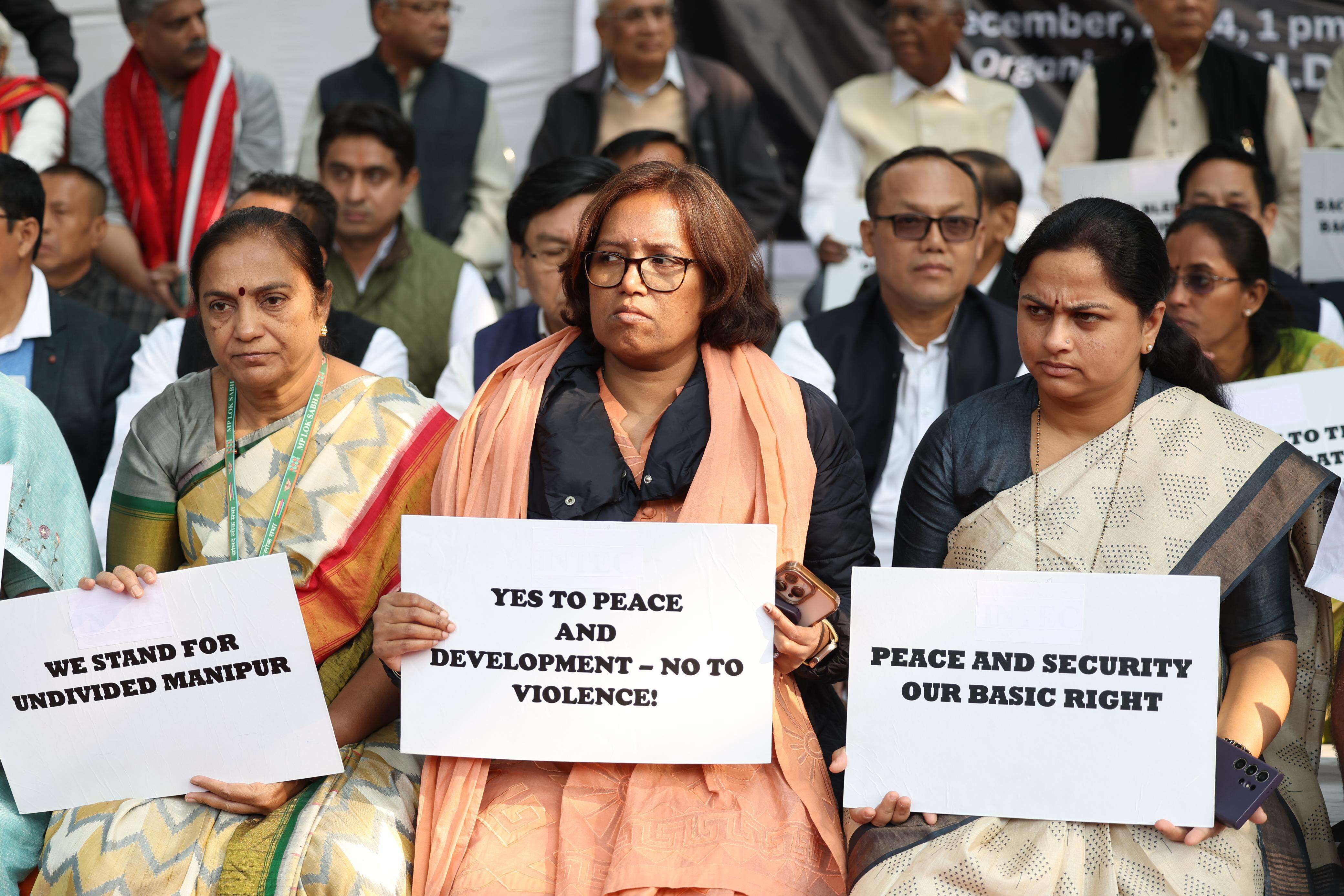 INDIA bloc demands Amit Shah's resignation over Manipur unrest