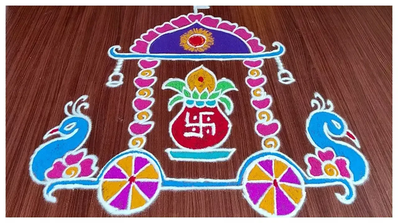 Muggulu Magic: Why Telugu homes adorn rice rangolis during Sankranti
