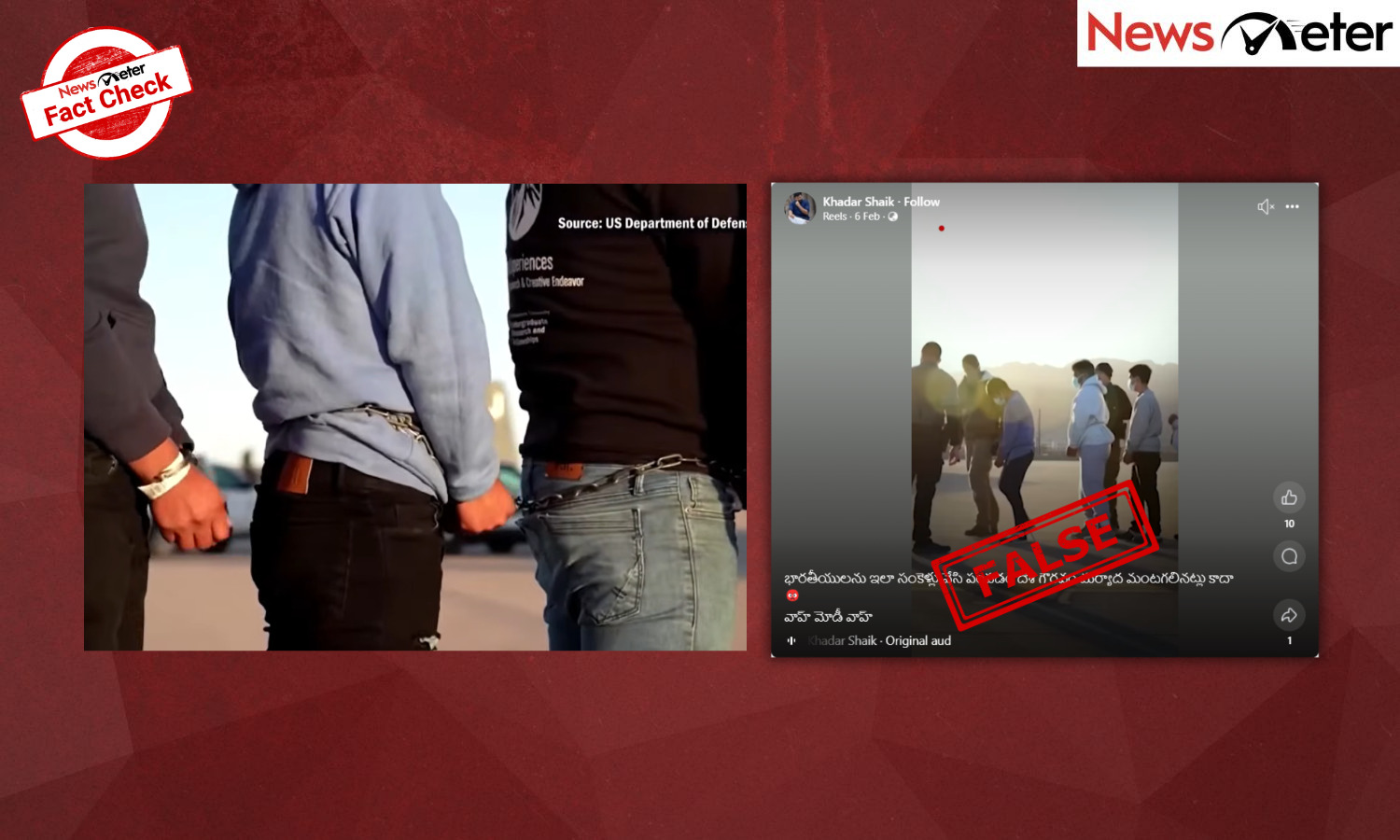 Fact Check: Video shows Indian immigrants being deported from the US in ...