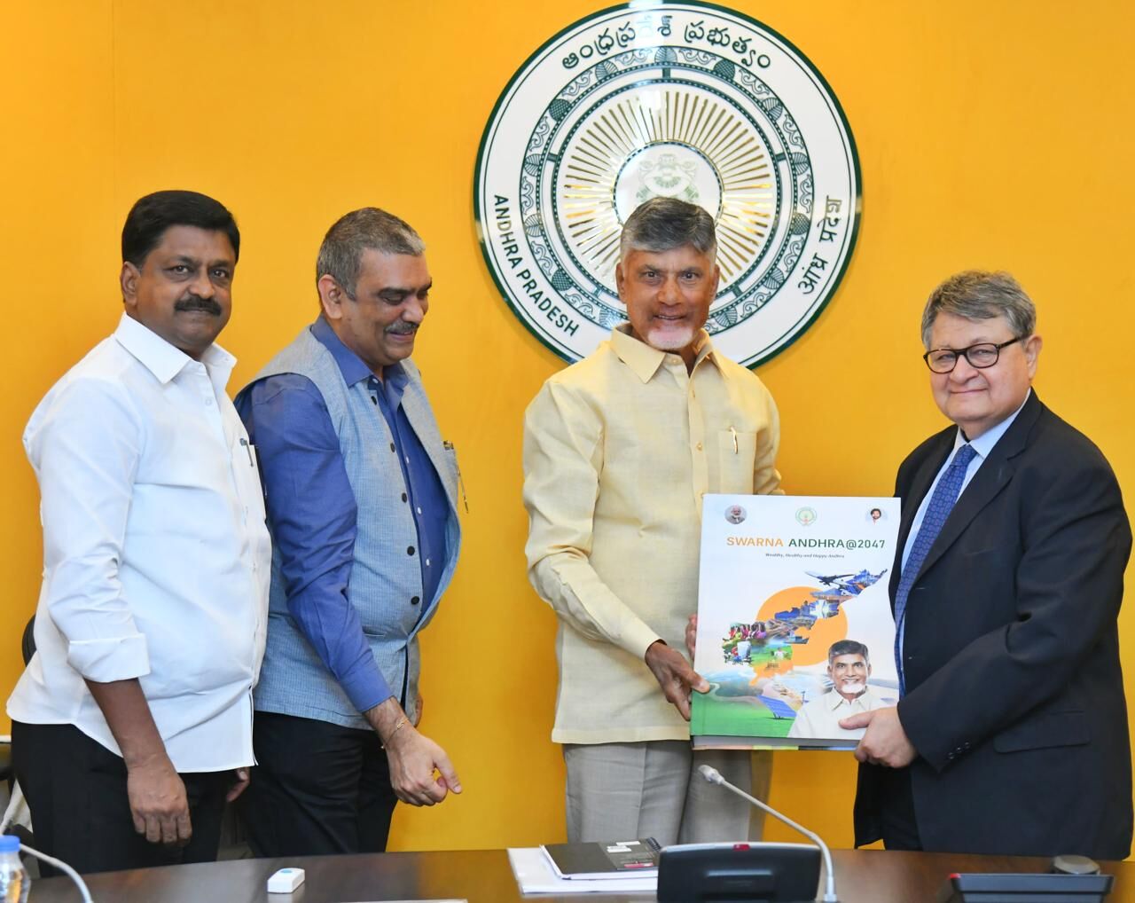 CM Chandrababu seeks NITI Aayog assistance for economic progress, skill development in AP