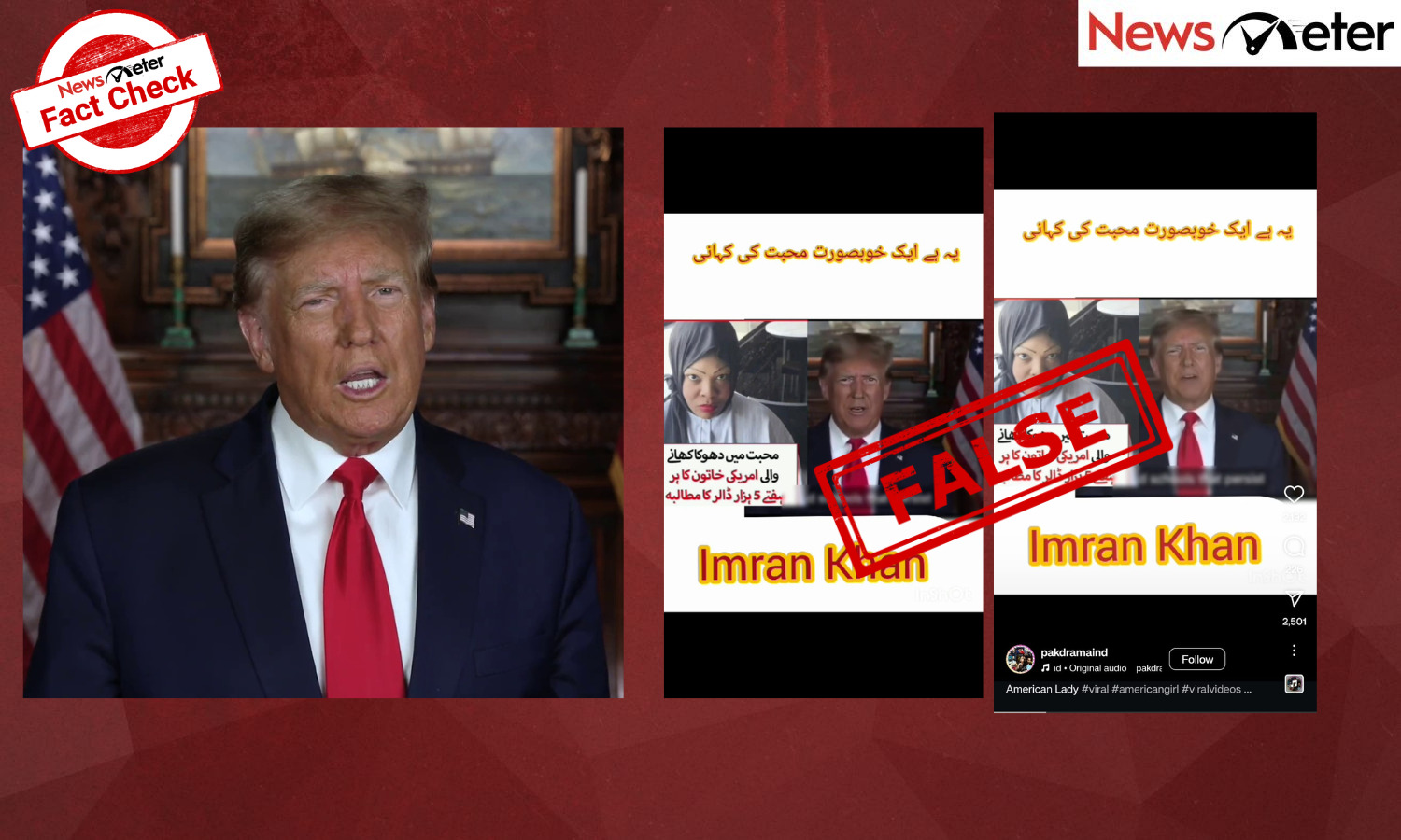 Donald Trump support Onijah 'Queen of Pakistan' Robinson’s love story ...