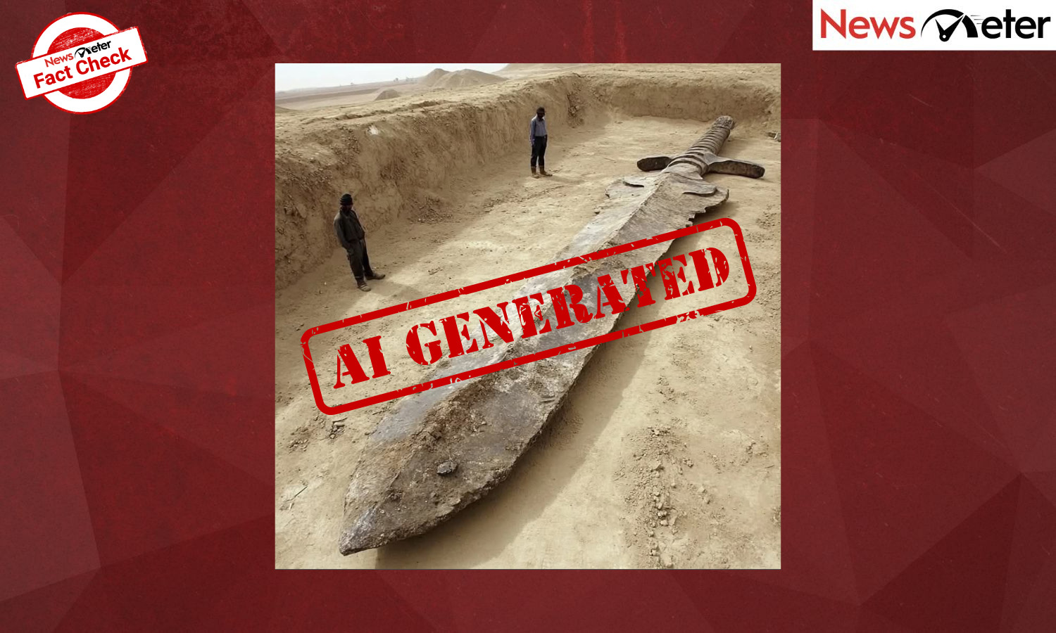 Fact Check: Huge sword shows the existence of giant humans found in ...