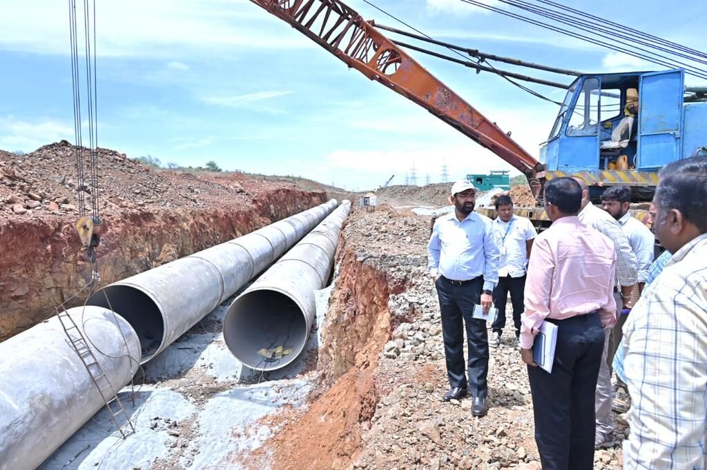 HMWSSB chief Ashok Reddy sets April 2026 as deadline for Sunkishala project