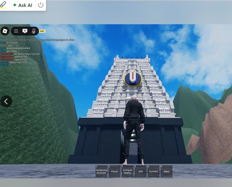Tirumala: Roblox‘s virtual simulation of Sri Venkateswara Temple sparks ...