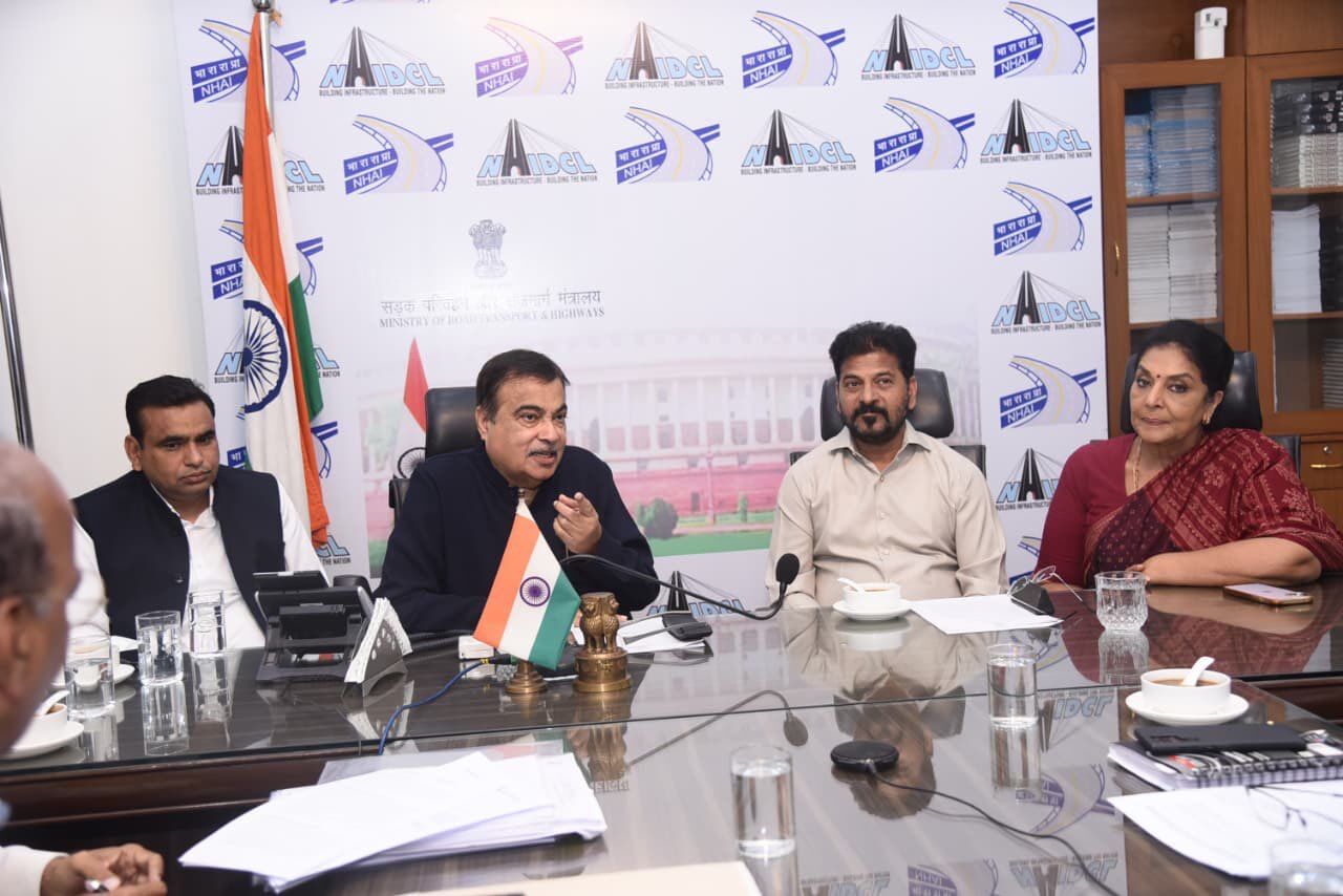 Greenfield corridor from Bharat Future City to Amaravati: CM Revanth urges Gadkari to speed up ...