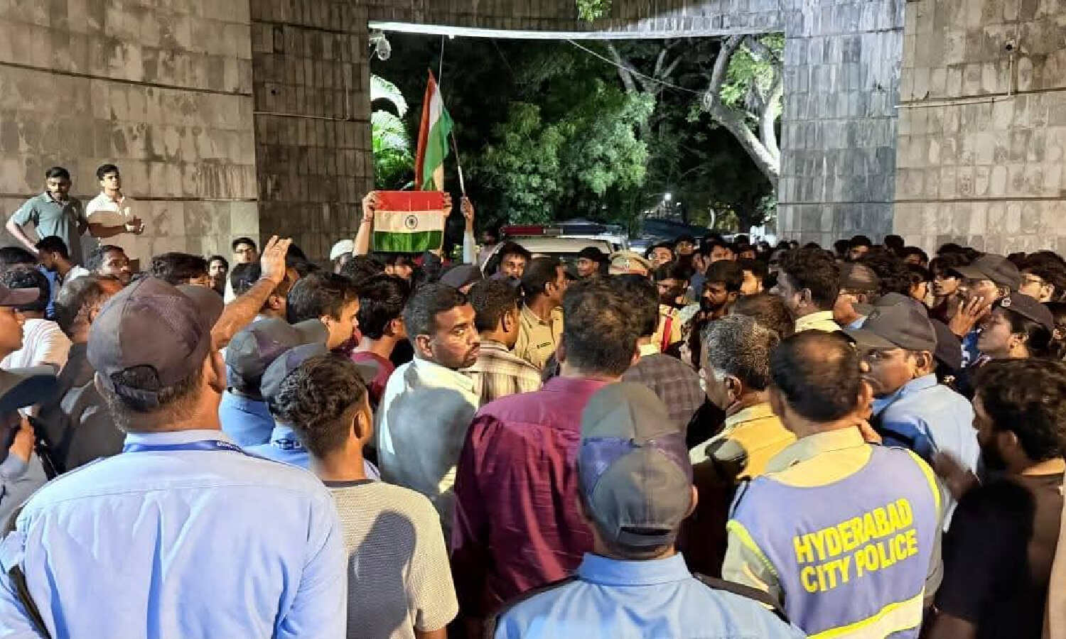 5 EFLU student leaders booked for pro-Palestine march on campus