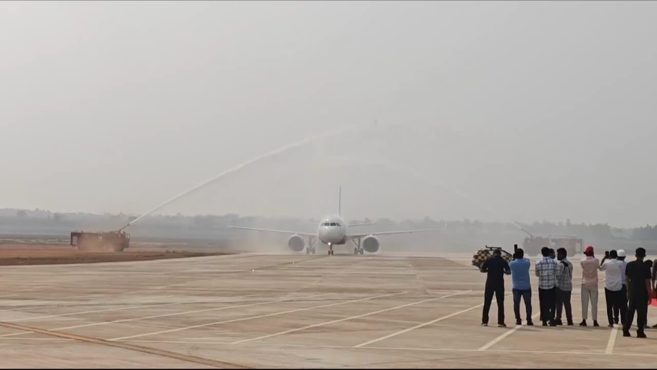 First commercial validation flight lands at Bhogapuram International ...