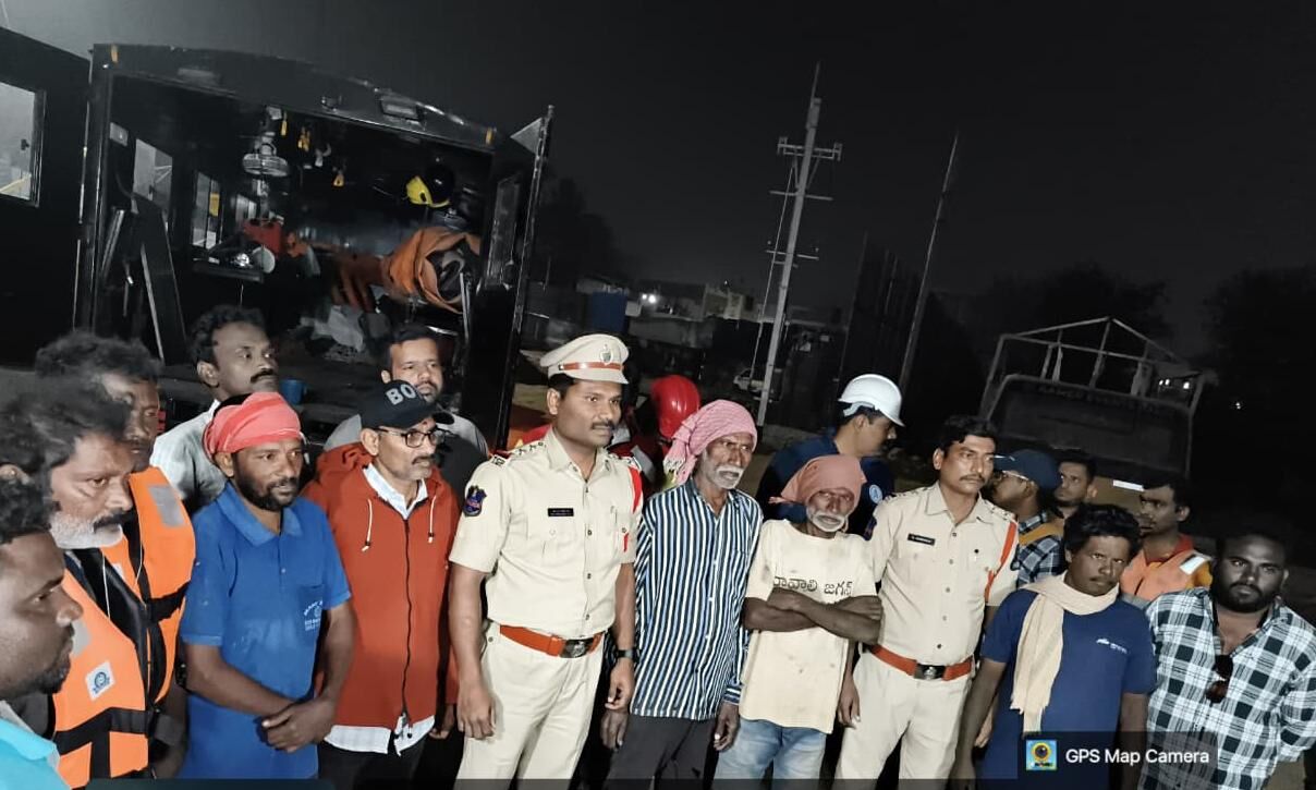 Hyderabad: How HYDRAA-DRF saved nine stranded workers from crocodiles ...